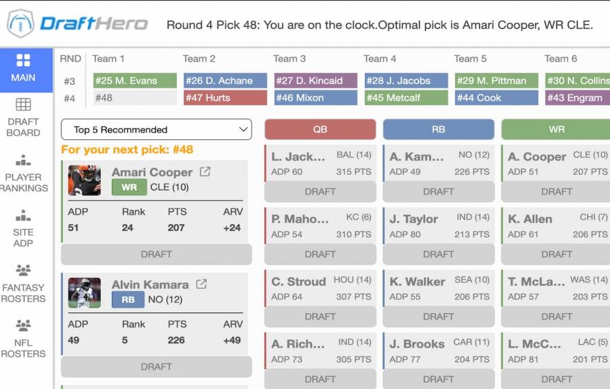 Draft Hero Walkthrough | 4for4